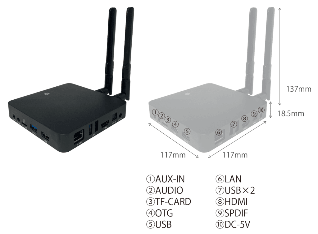 PA-600 Android STB ｜4K対応・高性能デジタルサイネージ用STB- デジタルサイネージの導入・運用サポート | CAST SERIES